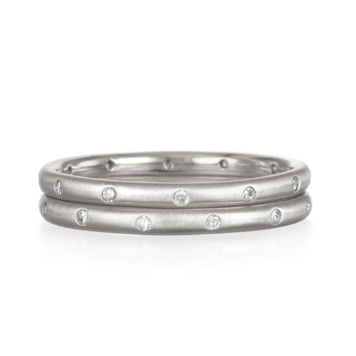 Platinum Gypsy Stack Ring – Faye Kim Designs